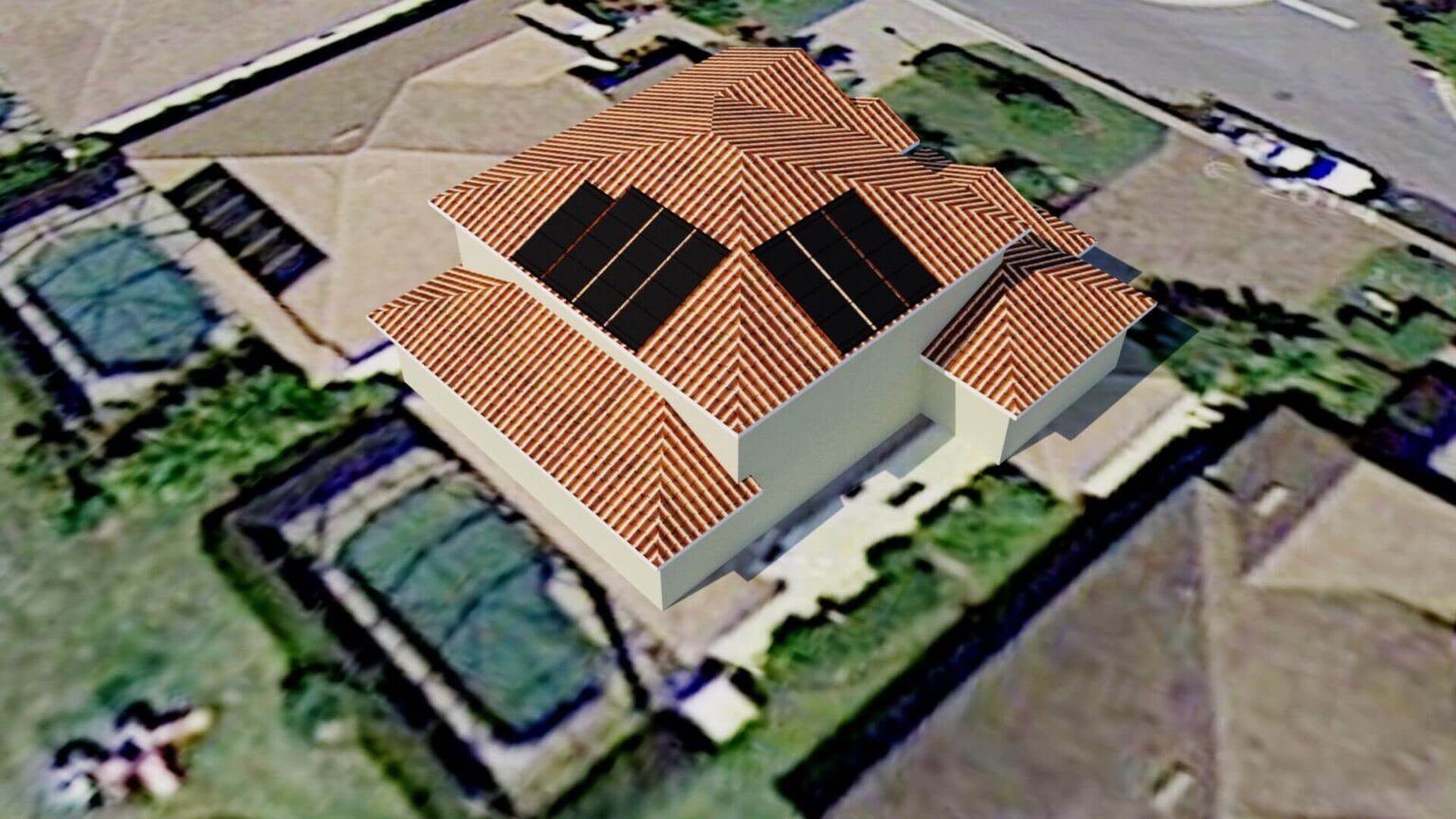 Colored Solar Pool Heating Panels