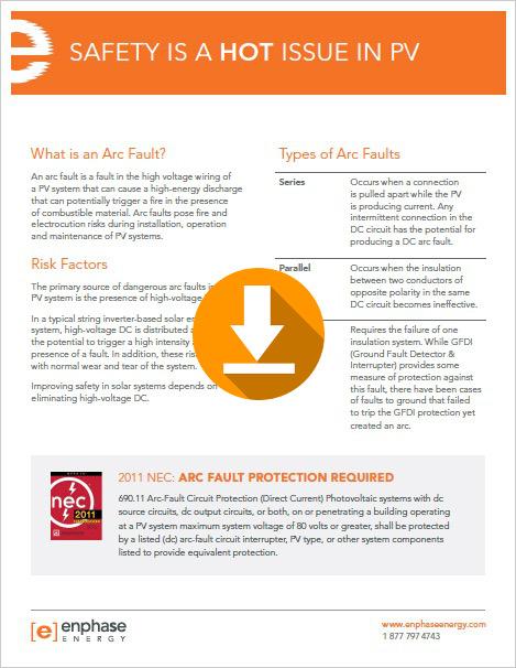 Enphase Microinverter Advantage: Fire Safety - Florida Solar Design Group