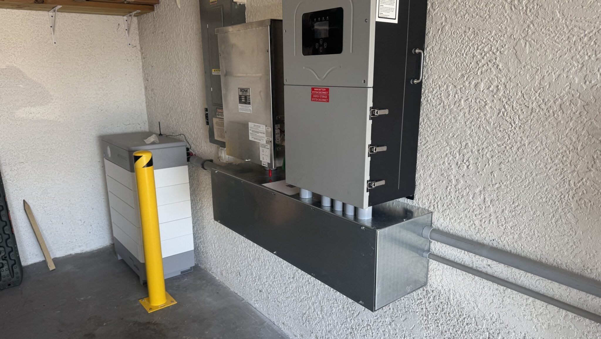 Protecting Home Batteries from Vehicle Impact - Florida Solar Design Group